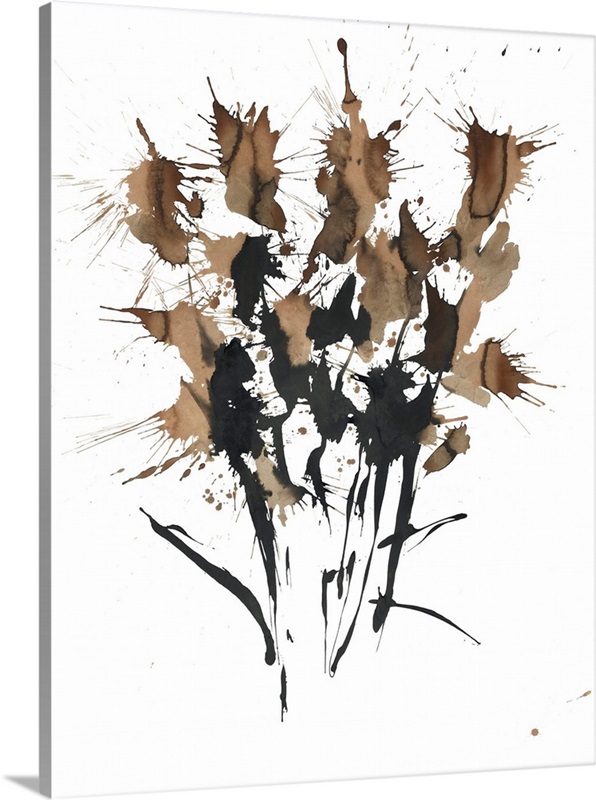 Sepia Florals 4 | Great Big Canvas