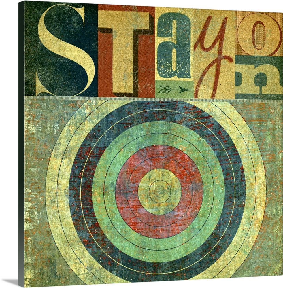 Stay on Target Wall Art, Canvas Prints, Framed Prints, Wall Peels ...