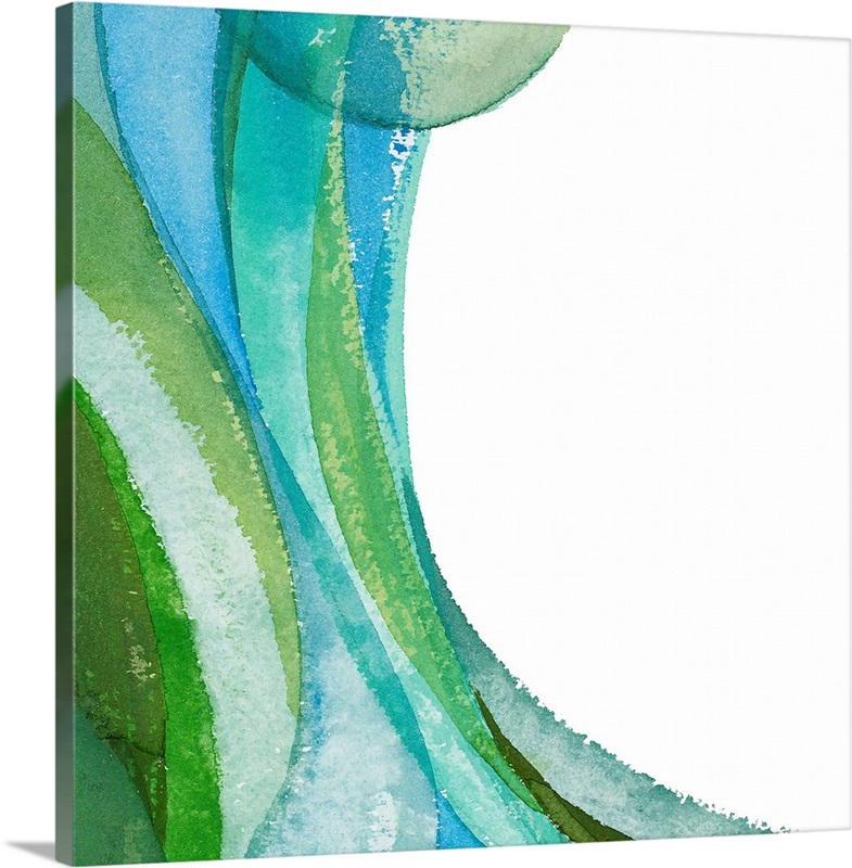 Teal Geometric I | Great Big Canvas
