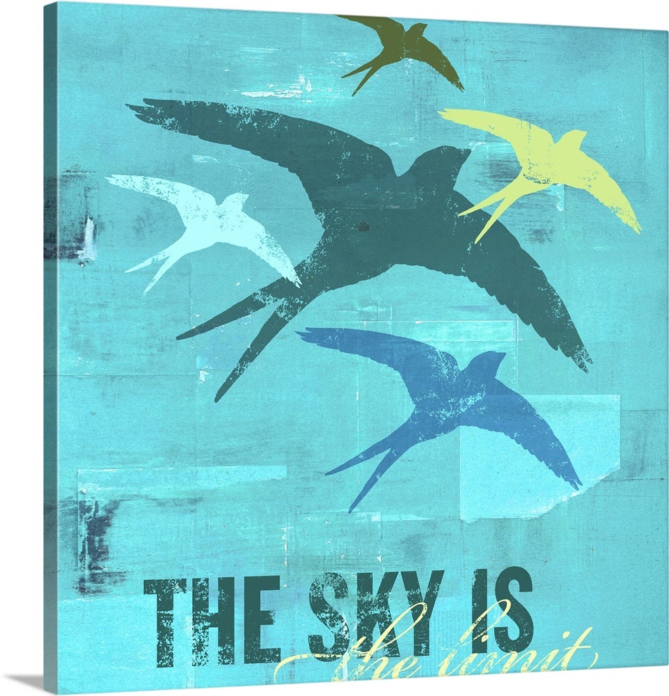 The Sky is the Limit 1 Wall Art, Canvas Prints, Framed Prints, Wall ...