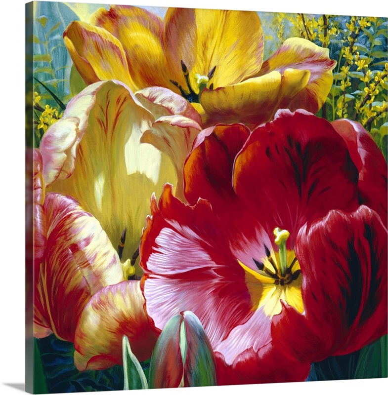 Tulip Trio | Great Big Canvas