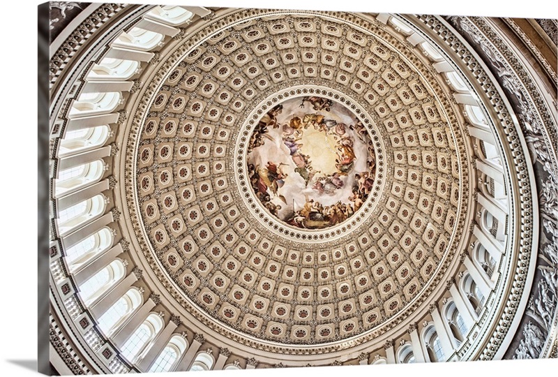 US Capitol Rotunda Detail III | Great Big Canvas