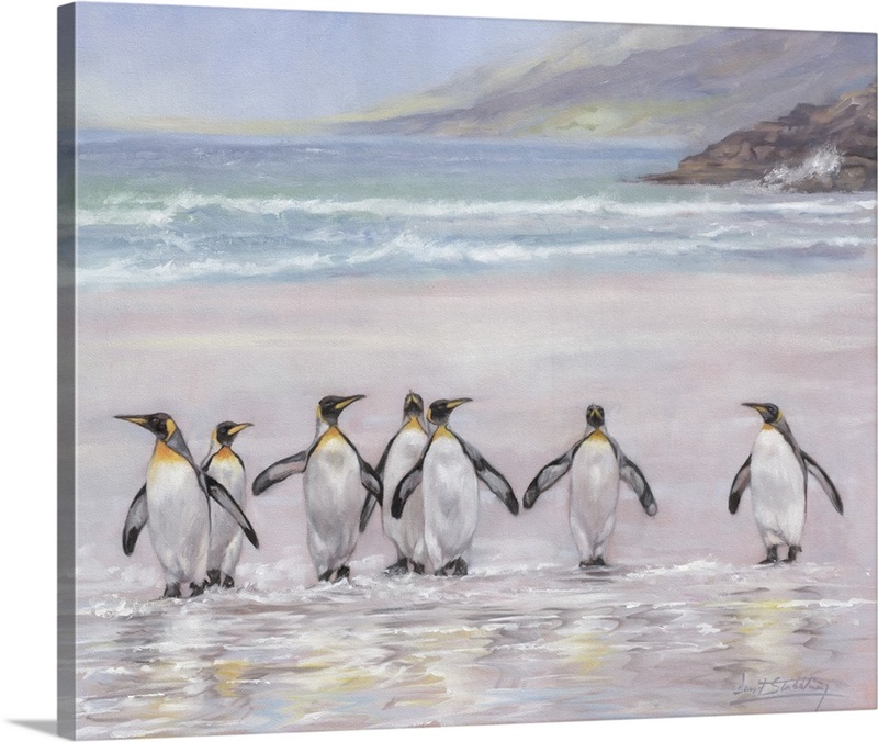 7 Penguins | Great Big Canvas