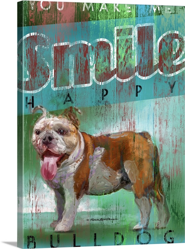 Bulldog Smile | Great Big Canvas