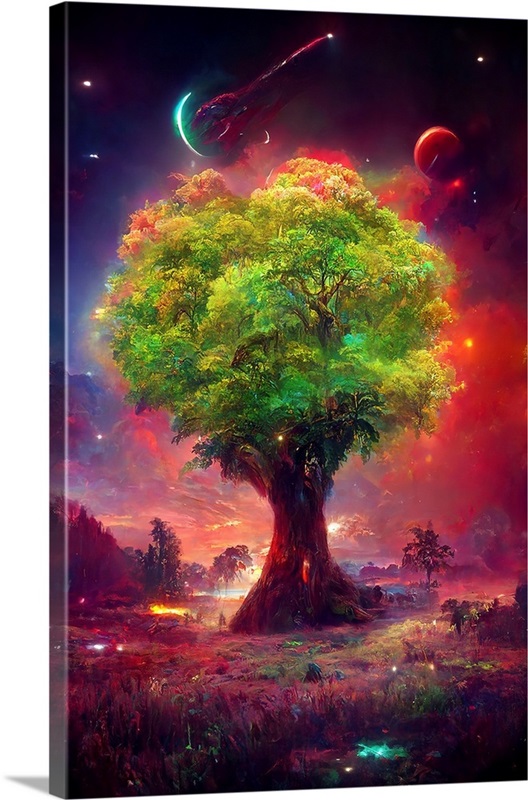 Celestial Tree Of Life | Great Big Canvas