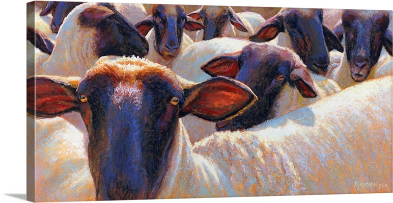 Eight Or Nine Sheep | Great Big Canvas