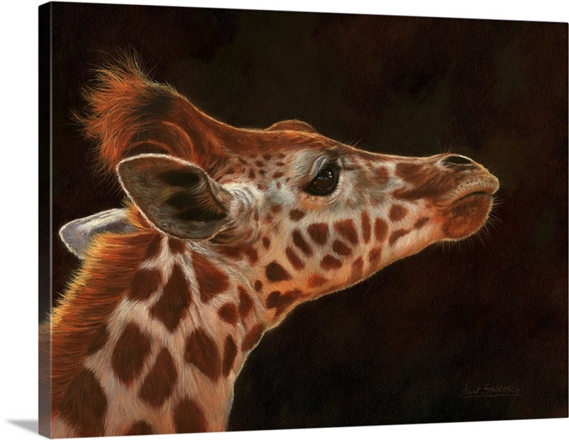 Giraffe Portrait | Great Big Canvas