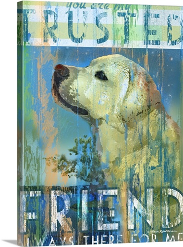 Yellow Lab Wall Art, Canvas Prints, Framed Prints, Wall Peels | Great ...