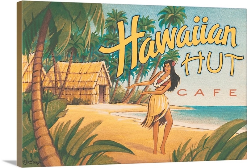 Hawaiian Hut Cafe | Great Big Canvas