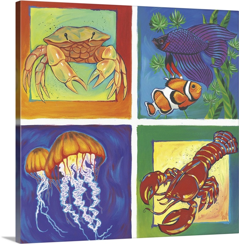 Sea life Panel I | Great Big Canvas