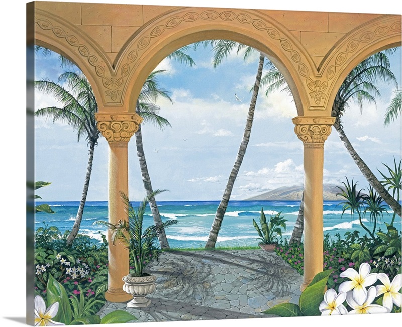 Wailea Walkway | Great Big Canvas