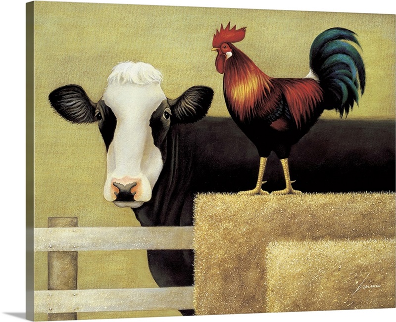 Barnyard Cow | Great Big Canvas