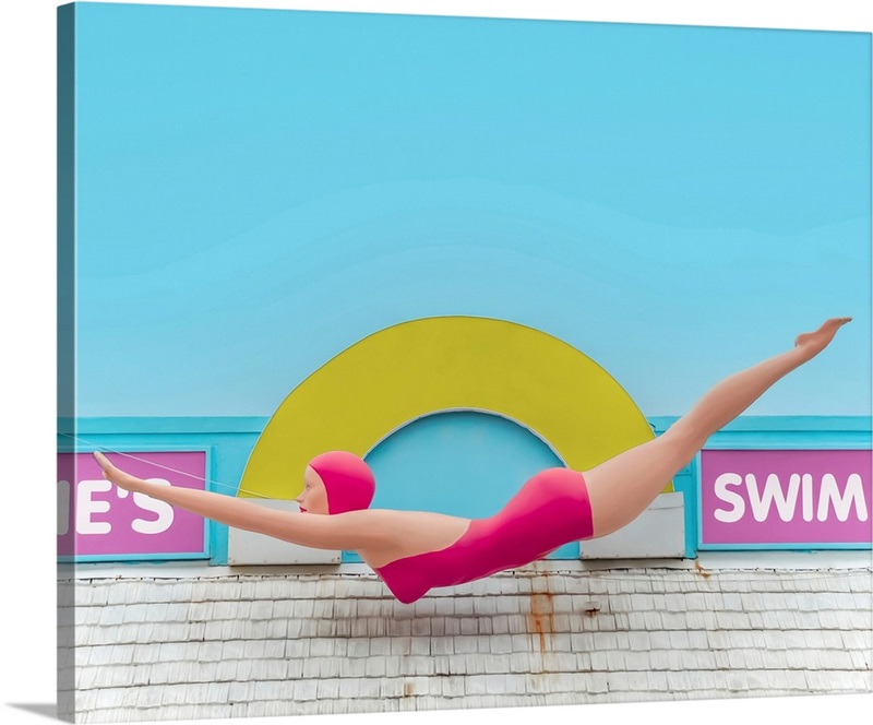 Diving Lady | Great Big Canvas