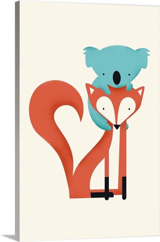 Fox & Koala | Great Big Canvas