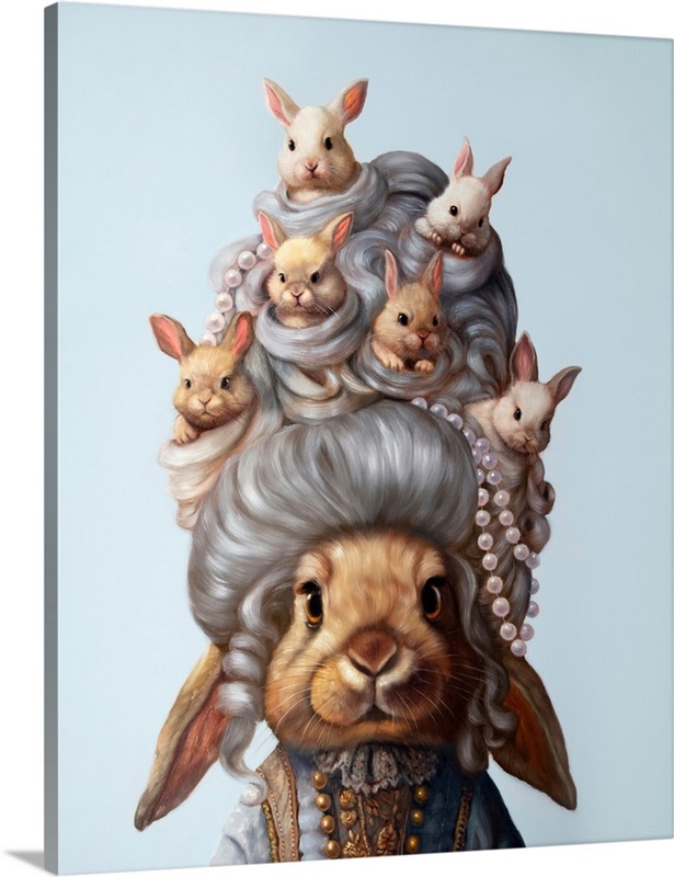 Full Head Of Hares | Great Big Canvas
