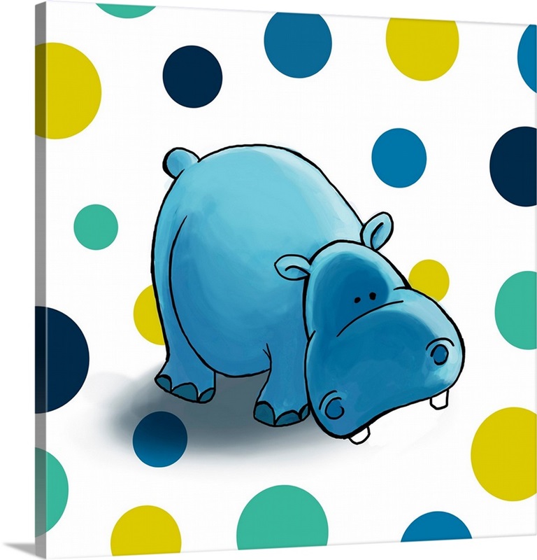 Hippo | Great Big Canvas