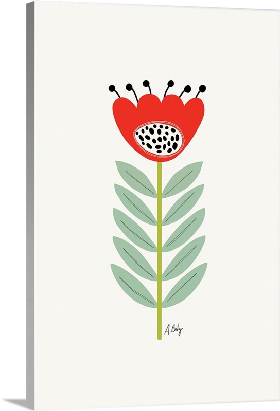 Mid Mod Flower No. 2 | Great Big Canvas