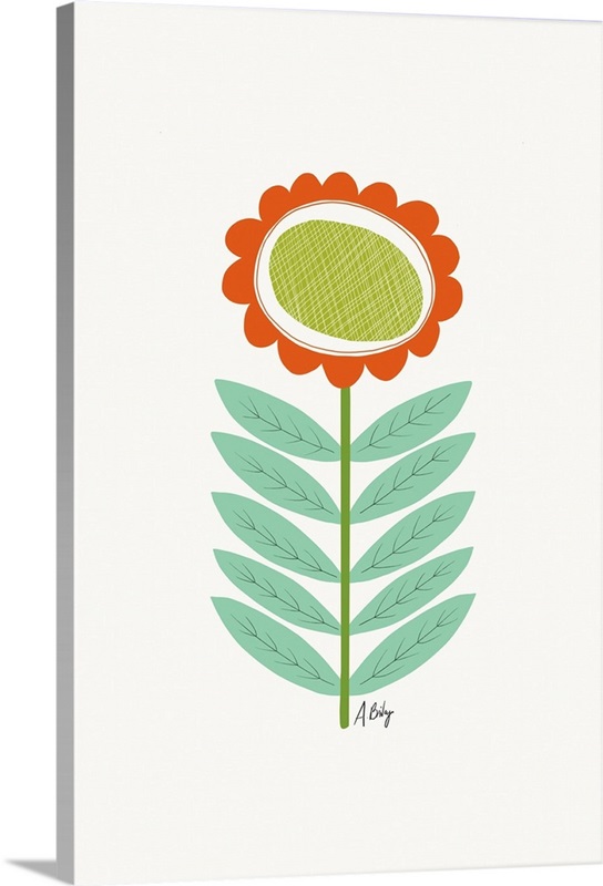 Mid Mod Flower No. 3 | Great Big Canvas