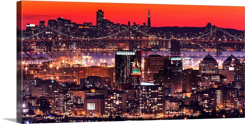 Oakland SF Twilight | Great Big Canvas