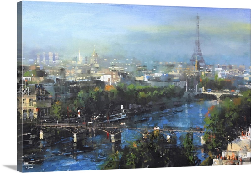 Paris Pedestrian Bridge | Great Big Canvas