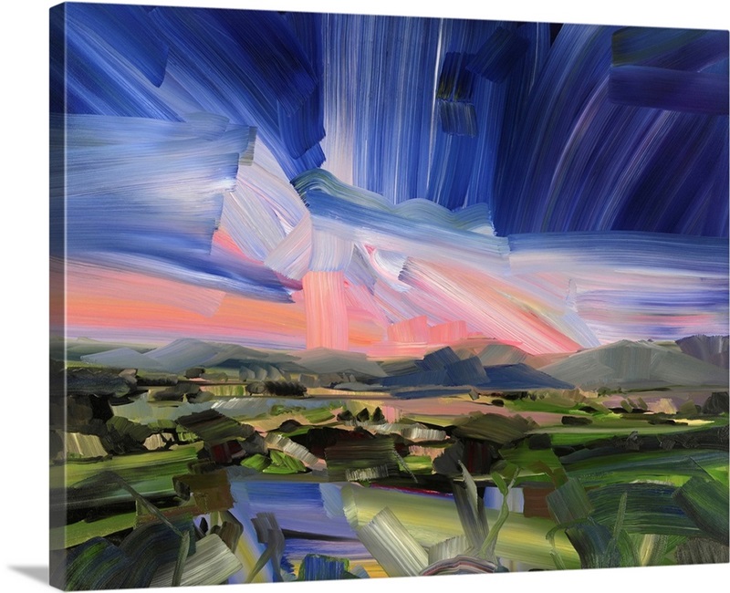 Pink Horizon Landscape | Great Big Canvas