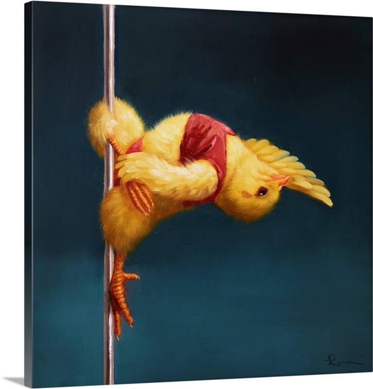 Pole Chick Stargazer | Great Big Canvas