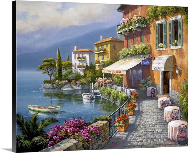 Seaside Bistro Cafe | Great Big Canvas