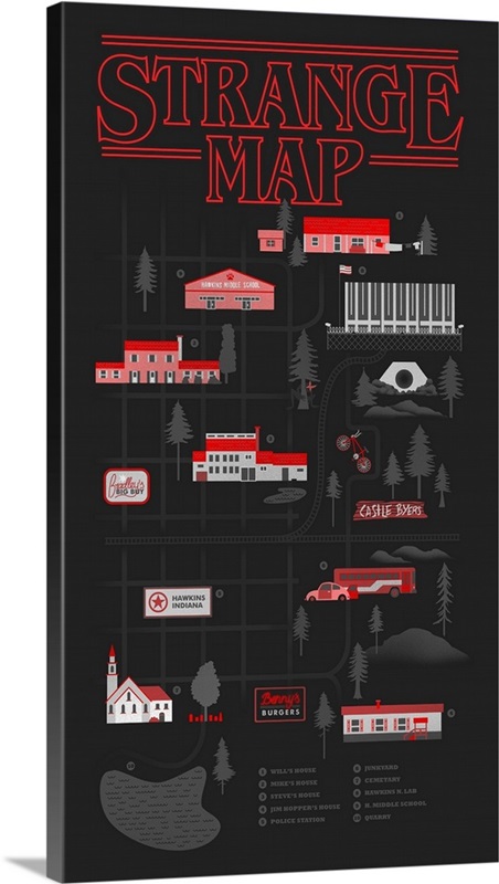 Strange Map | Great Big Canvas