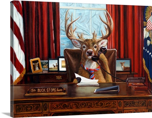 The Buck Stops Here | Great Big Canvas