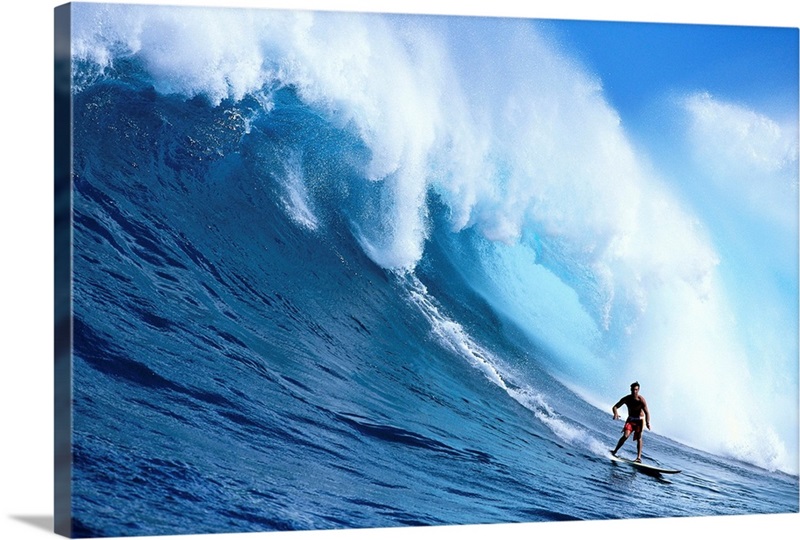 Hawaii, Maui, Jaws, Sierra Emory Looks At Camera | Great Big Canvas