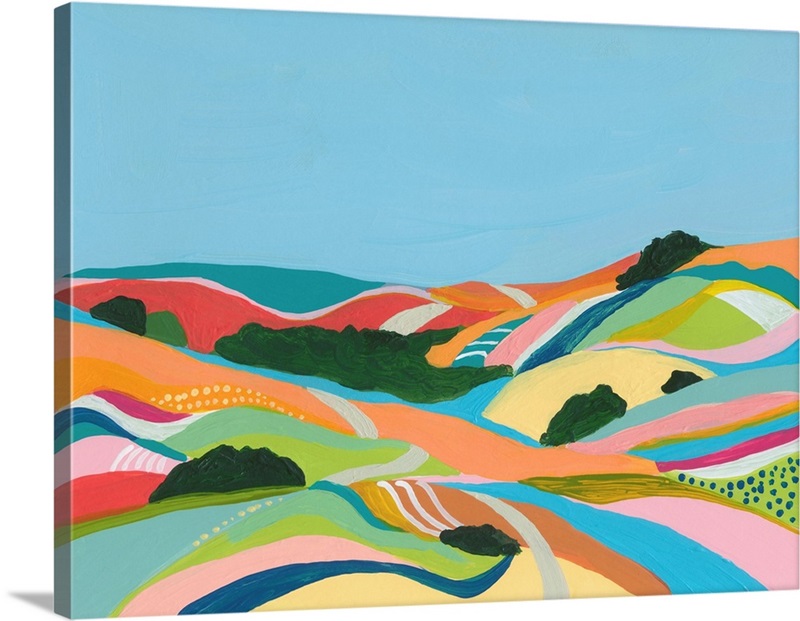Hills In Living Color | Great Big Canvas