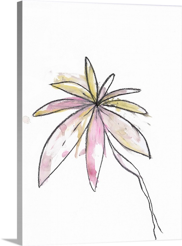 Pastel Modern Botanical Wall Art, Canvas Prints, Framed Prints, Wall ...