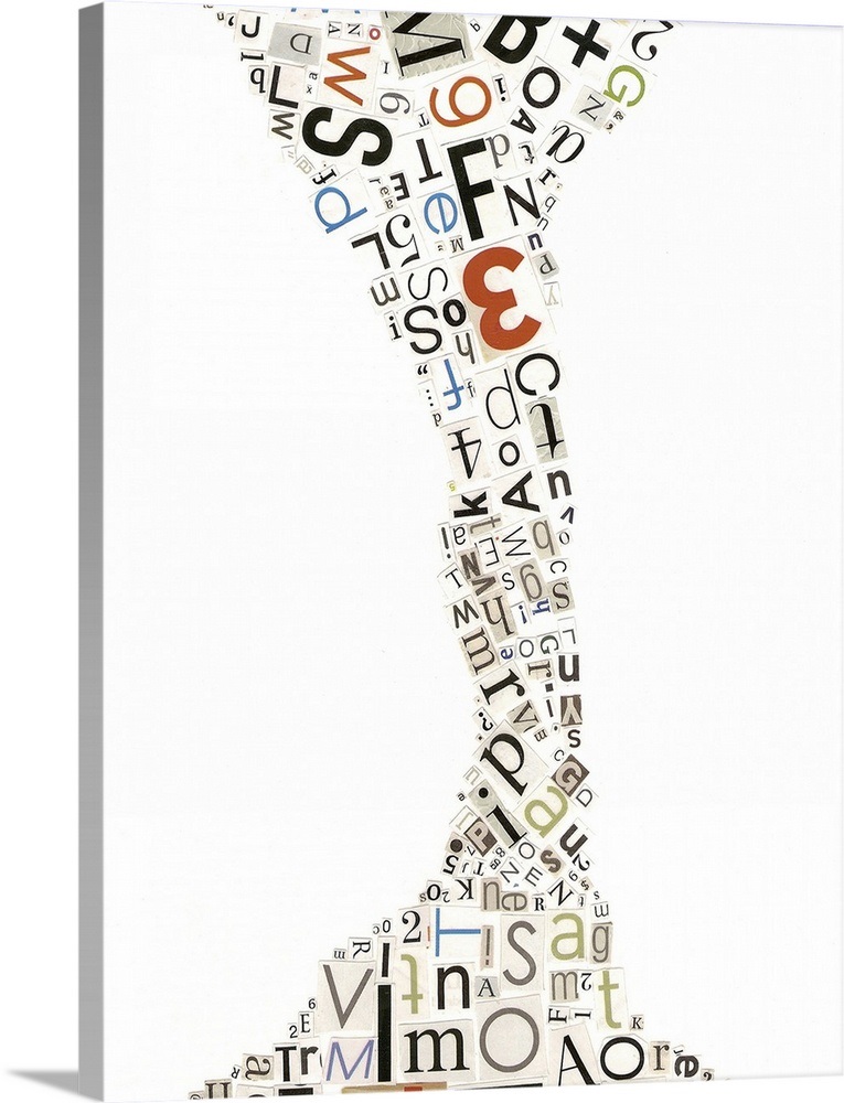 Tumbling Words Wall Art, Canvas Prints, Framed Prints, Wall Peels ...