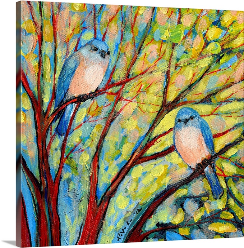 Two Bluebirds | Great Big Canvas