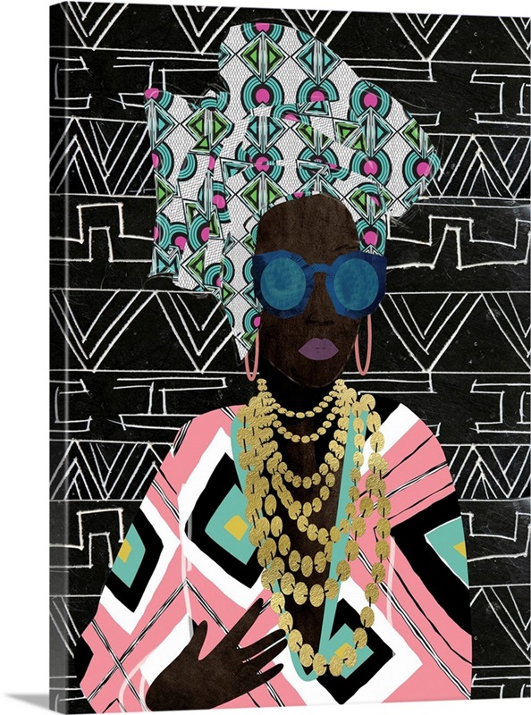 Afro Pop Queen Fly | Great Big Canvas