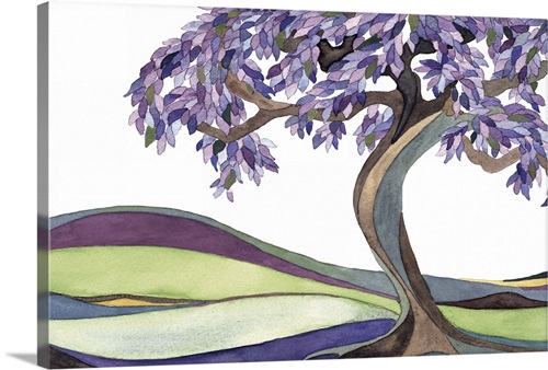 Bashert - purple - I am my beloveds | Great Big Canvas