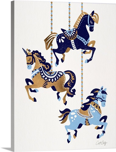 Carousel Horses Wall Art, Canvas Prints, Framed Prints, Wall Peels ...