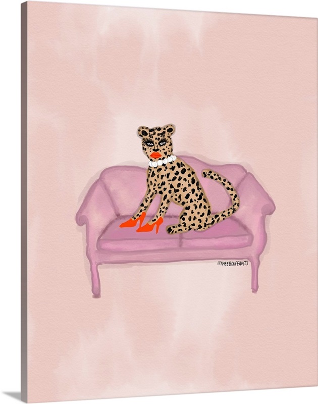 Cheetah On The Couch | Great Big Canvas