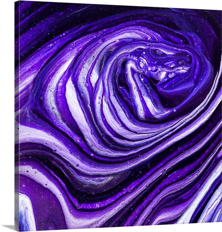 Dark Purple Abstract 66 | Great Big Canvas