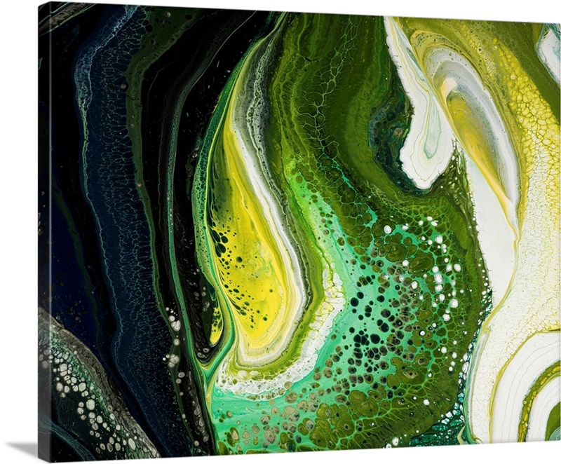 Forest Green Abstract 46 | Great Big Canvas