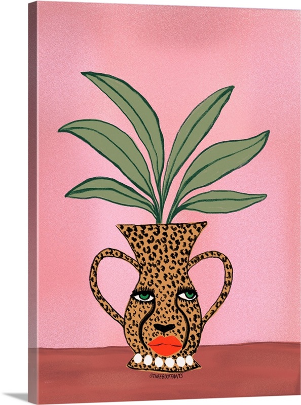 Glam Cheetah Planter | Great Big Canvas