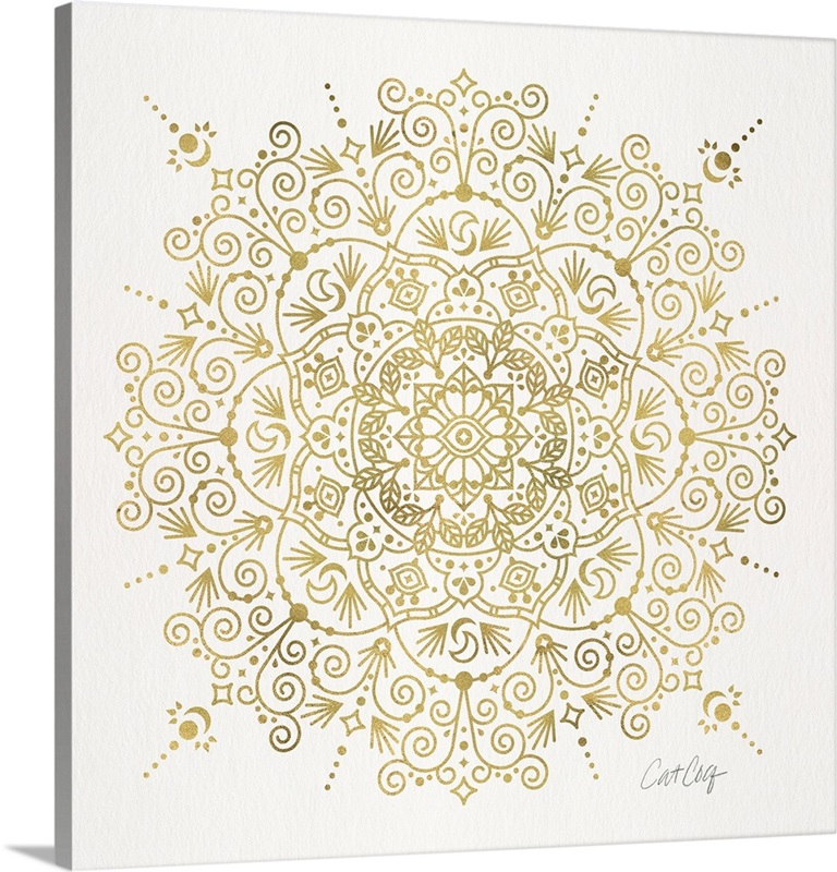 Gold Moroccan Mandala | Great Big Canvas