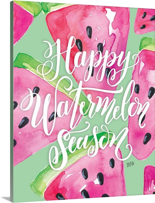 Happy Watermelon Season Wall Art, Canvas Prints, Framed Prints, Wall ...