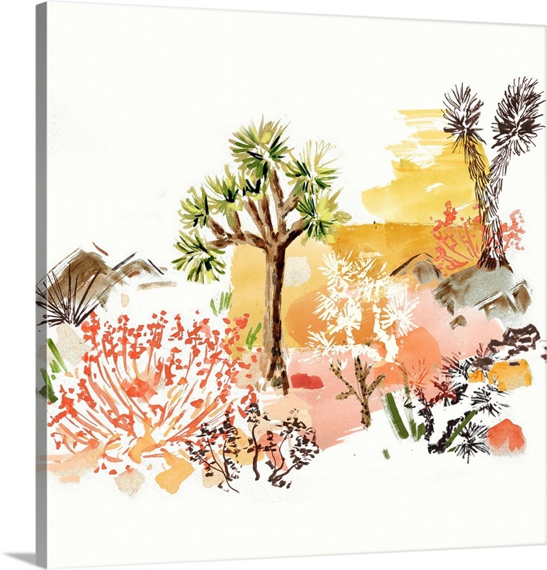 Joshua Tree - Yellow | Great Big Canvas