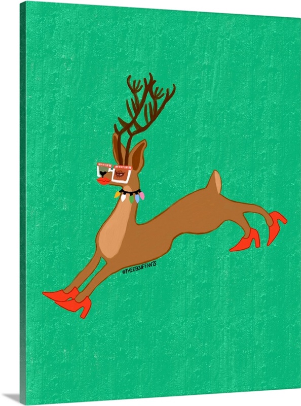 Rudolph Red Heel | Great Big Canvas