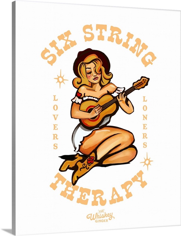 Six String Therapy Wall Art, Canvas Prints, Framed Prints, Wall Peels | Great Big Canvas