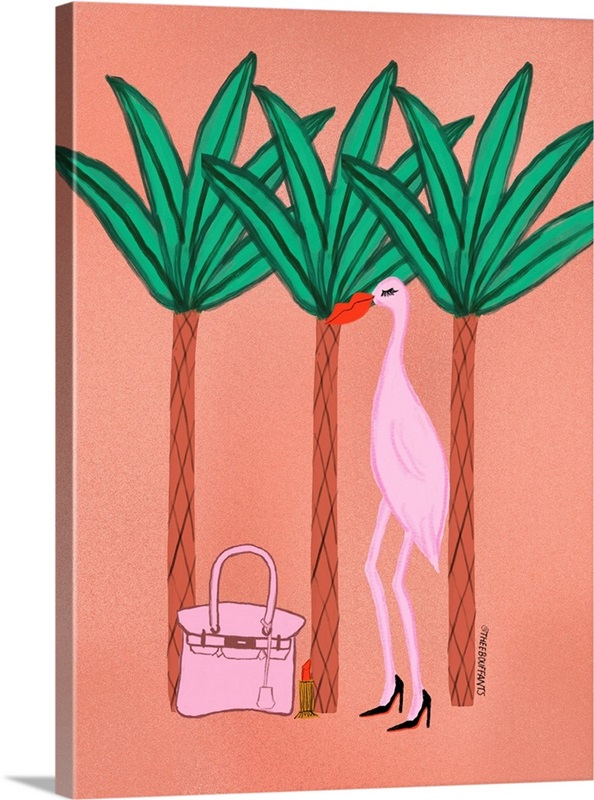 Vacation Flamingo | Great Big Canvas