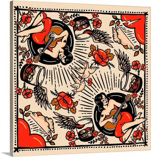 Whiskey Lyrics Pattern | Great Big Canvas