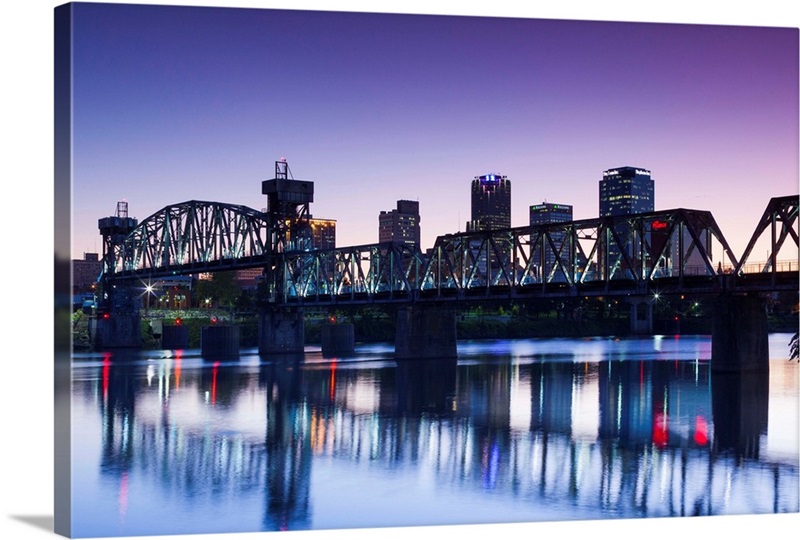 Arkansas, Little Rock, city skyline from the Arkansas River | Great Big ...
