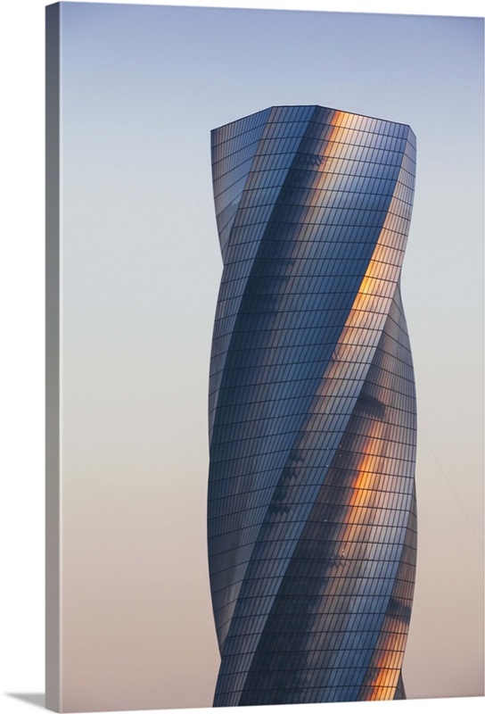 Bahrain, Manama, Bahrain Bay, United Tower also called The twisting ...
